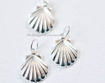 Silver seashell ring | Etsy