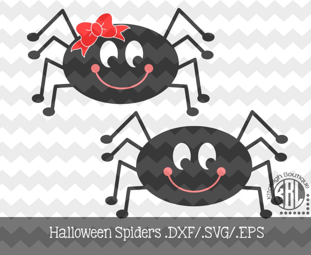 Halloween-Spiders.DXF/.SVG/.EPS Files for use with your