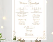 Unique wedding program sign related items | Etsy