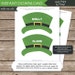 Pin the Hat on the Leprechaun Printable Party Game 3 Sizes