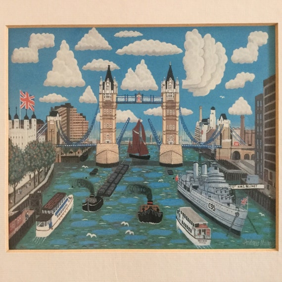 Two Prints by London Artist Andrew Murray Palace of