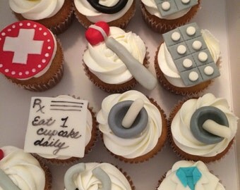 Medical cake topper | Etsy