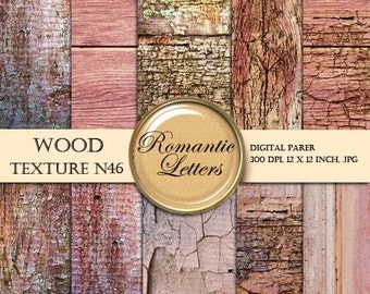 SALE Digital paper wood digital backdrop wood by RomanticLetters