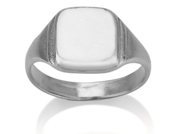 Square signet ring | Etsy