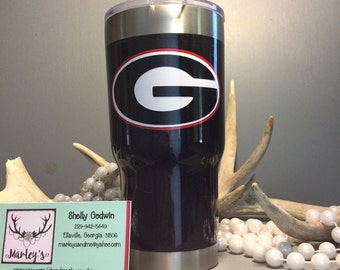 Unique uga tumbler related items | Etsy