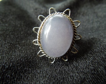 Grey stone ring | Etsy