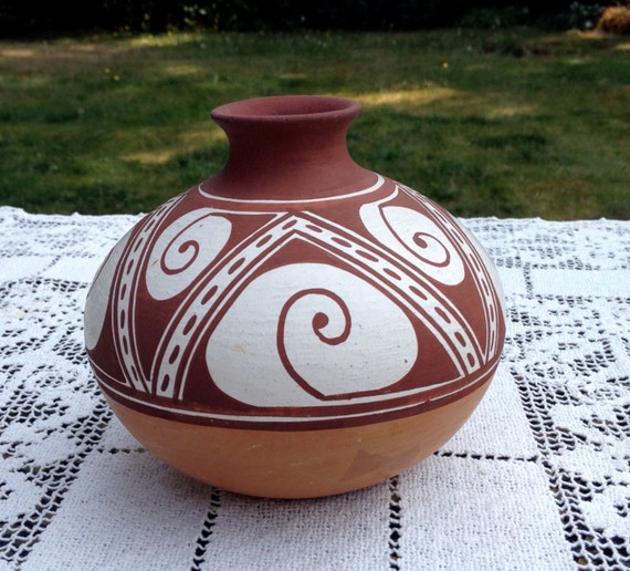 Venezuelan Pottery Ceramica Quibor Vintage Earth Tones with