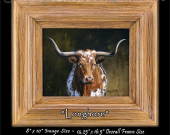Unique longhorn cattle related items | Etsy