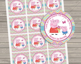 Peppa pig stickers | Etsy