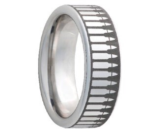 Mens bullet ring | Etsy