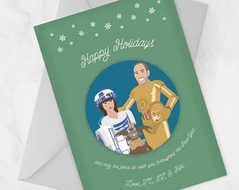 Geeky christmas card | Etsy