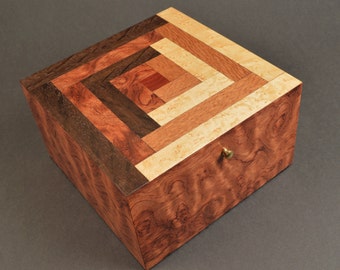 Wooden Keepsake Boxes with Vintage Quilt Designs by Quiltboxes