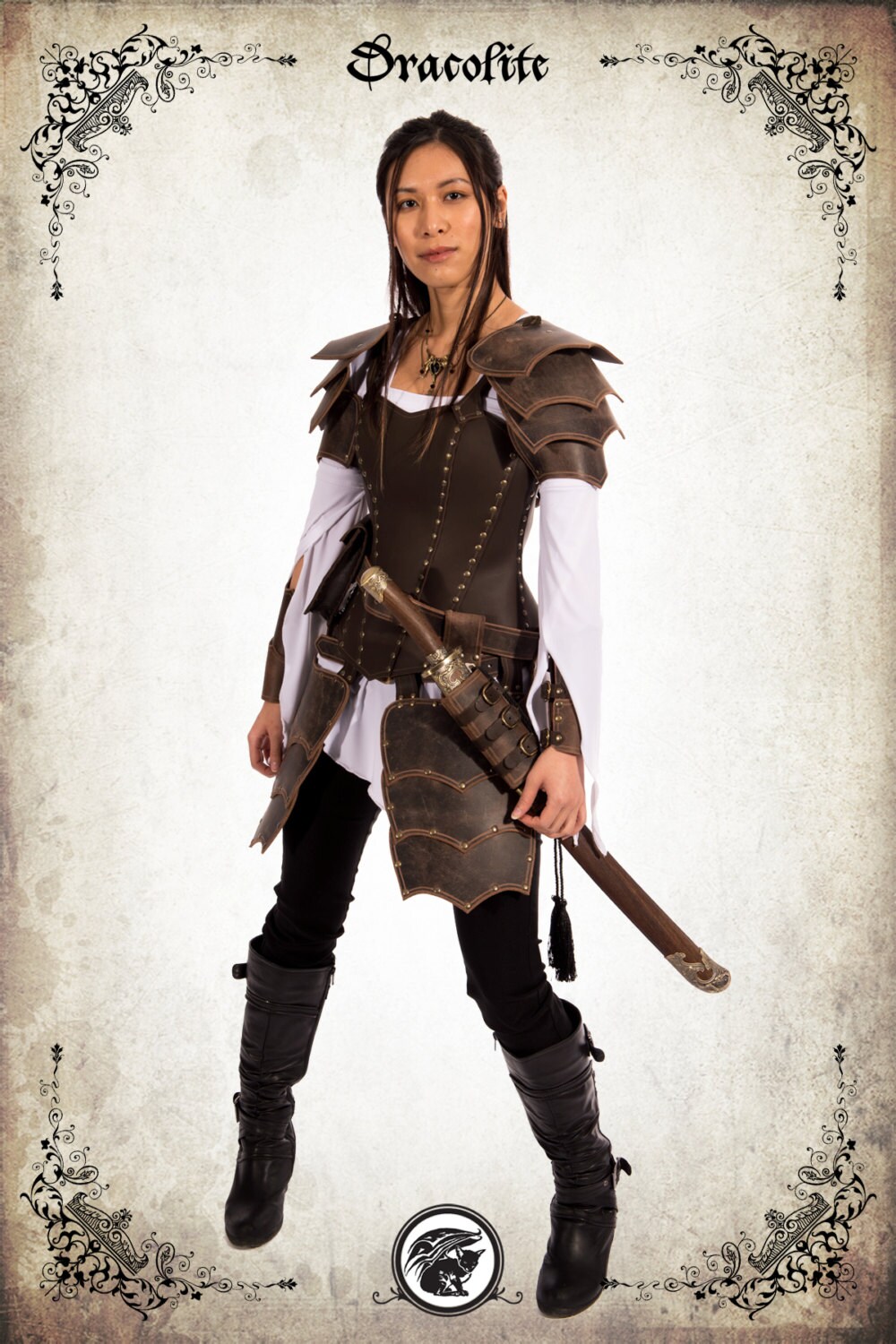 Damiane Armor Complete Adventurer Woman Armor For Larp