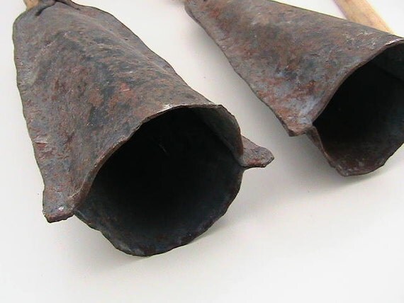 Gankogui African instrument Old original animal herding