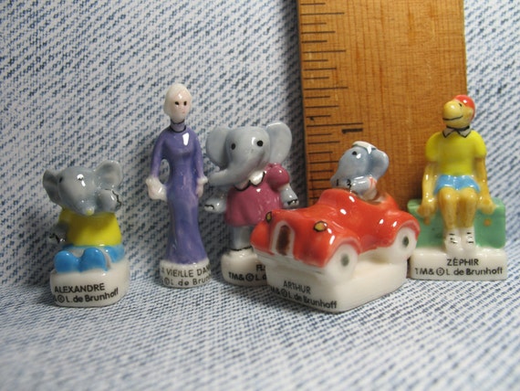 Babar the Elephant Alexander Flora Arthur Madame by ValueARTifacts