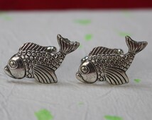 Unique fish cufflinks related items | Etsy