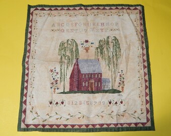 Colonial sampler | Etsy