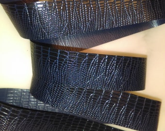 Faux leather ribbon | Etsy