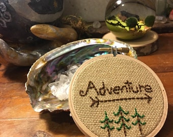 Adventure embroidery | Etsy