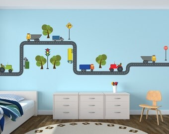 Road sign wall decal | Etsy