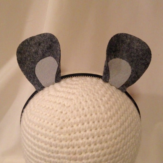 1 hippo hippopotamus headband Jungle animal ears birthday