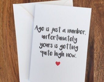 Old age card | Etsy