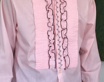 Ruffle bib dress | Etsy