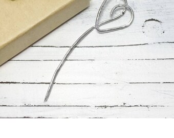 Items similar to Handmade Heart Shawl Pin on Etsy