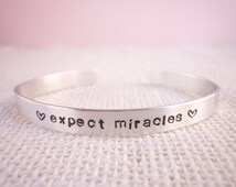 Unique expect miracles related items | Etsy