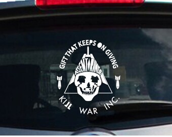 Agent orange decal | Etsy