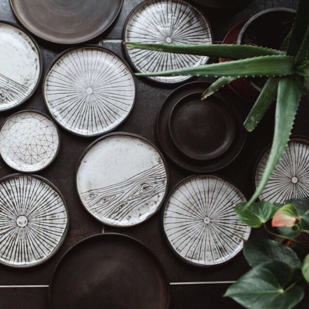 Nordic minimalist handmade tableware and jewelry by LaimaCeramics