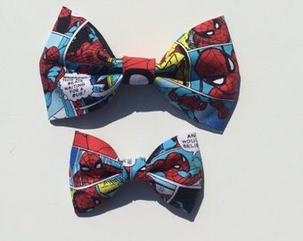 Spider man bow tie | Etsy