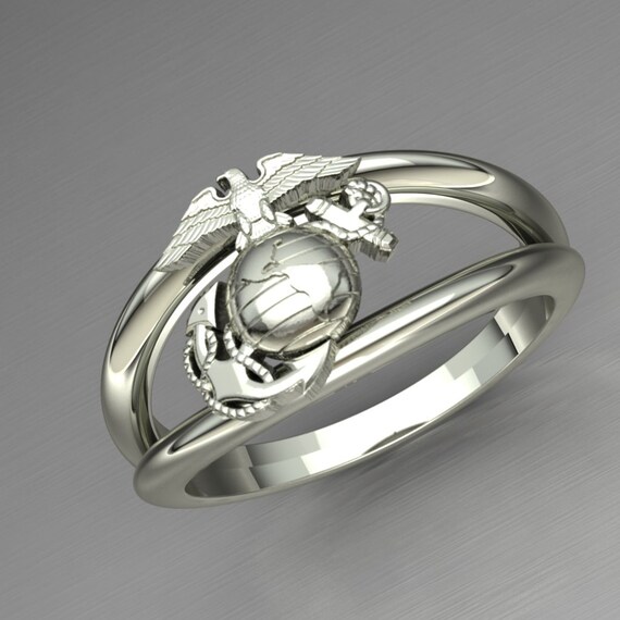 Womens Marine Corps Ring by USMCJewelry on Etsy