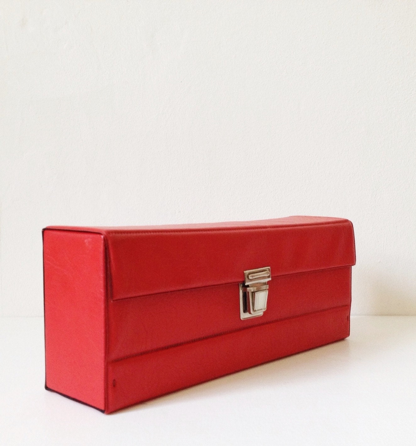 70s cassette box, red vintage cassette tape storage – Haute Juice