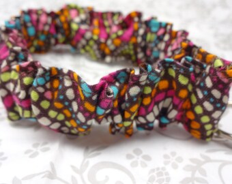 Stretchy Floral Fabric Key Chain by CreationsCampCreek on Etsy