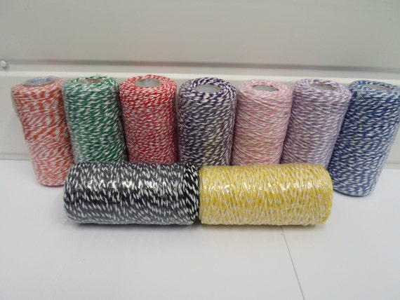 2 metres or Full Roll 100 metres Bakers Twine Cord Rope String