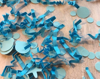 Blue confetti | Etsy