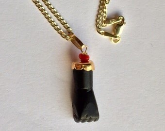 Azabache pendant | Etsy