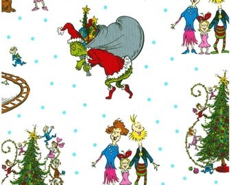 Grinch fabric | Etsy