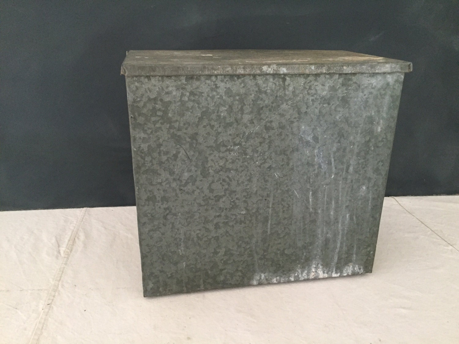 Vintage Galvanized Milk Box – Dairy Box – Cooler – Farmhouse – Country ...