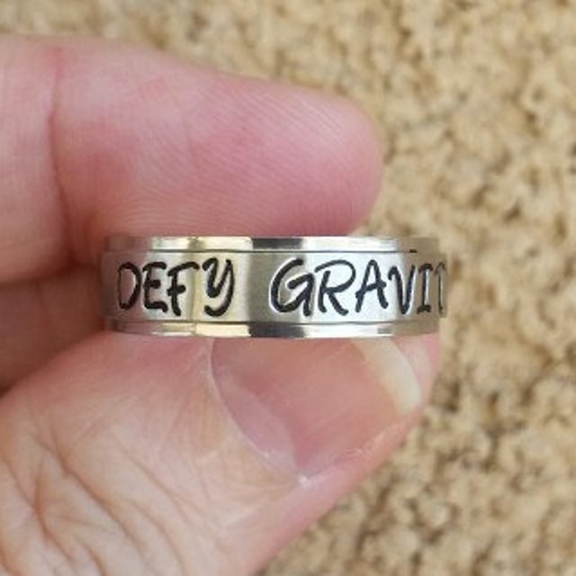 Stainless Steel Rings Hand Stamped Custom Jewelry by RingMeUpToo