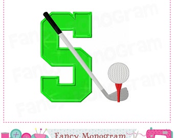 Golf alphabet | Etsy