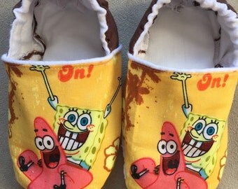Spongebob shoes | Etsy