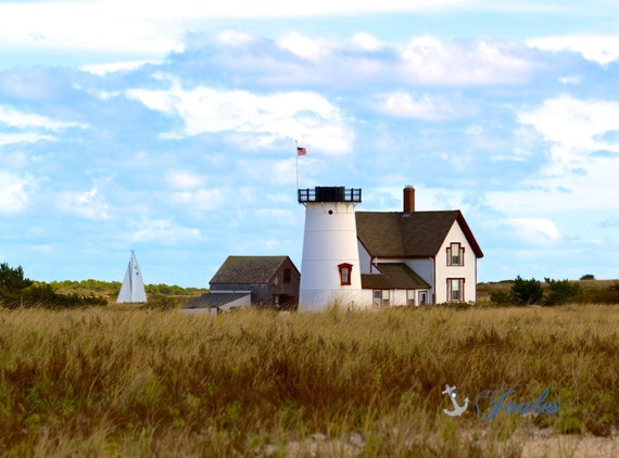 Stage Harbor Light Chatham MA Cape Cod by PhotographsbyJoules