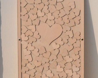 Wooden heart box | Etsy