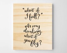 Unique what if i fall related items | Etsy