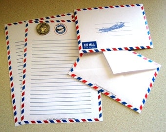 Airmail envelopes | Etsy