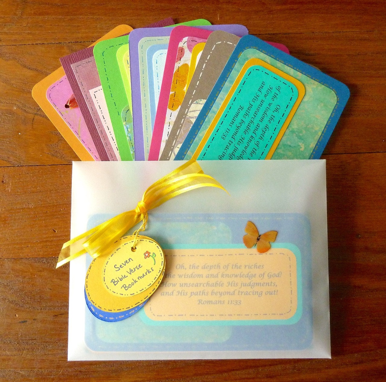 Encouraging Scripture Cards Handmade Greeting by KatesCardCompany