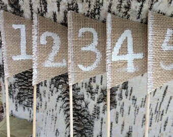 Flag table number | Etsy