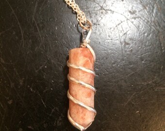 Sunstone pendant | Etsy